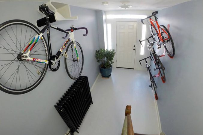 Handig je racefiets aan de muur hangen met DaHÄNGER DAN - Racefietsblog.nl